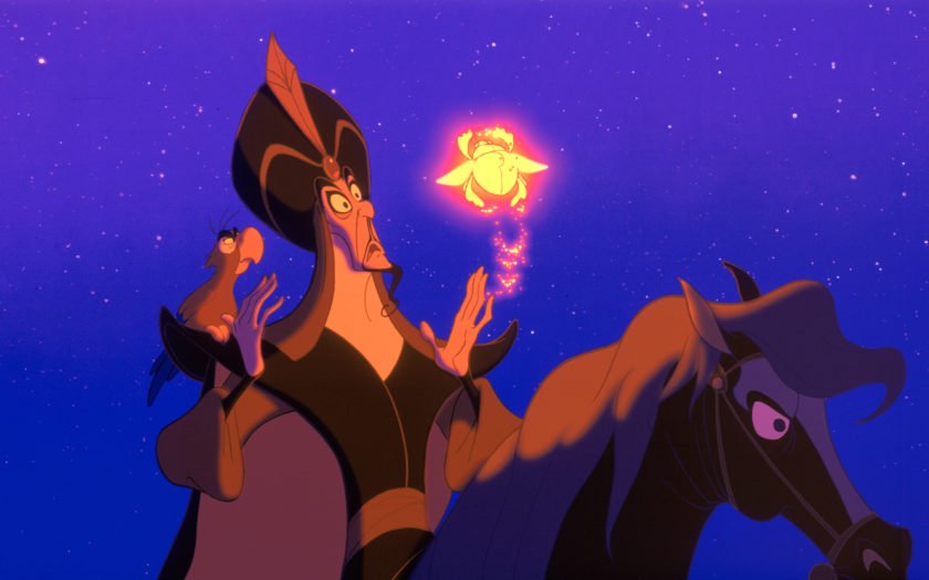 Jafar Wizard аnd Parrot Lago Aladdin Cartoon Walt Disney 3840x2160 ...
