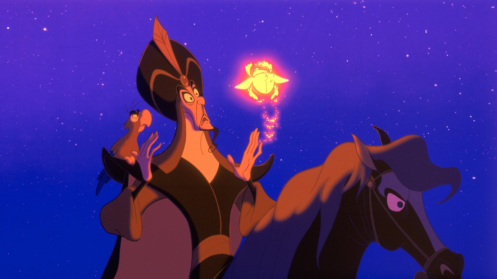 Jafar Wizard аnd Parrot Lago Aladdin Cartoon Walt Disney 3840x2160 ...