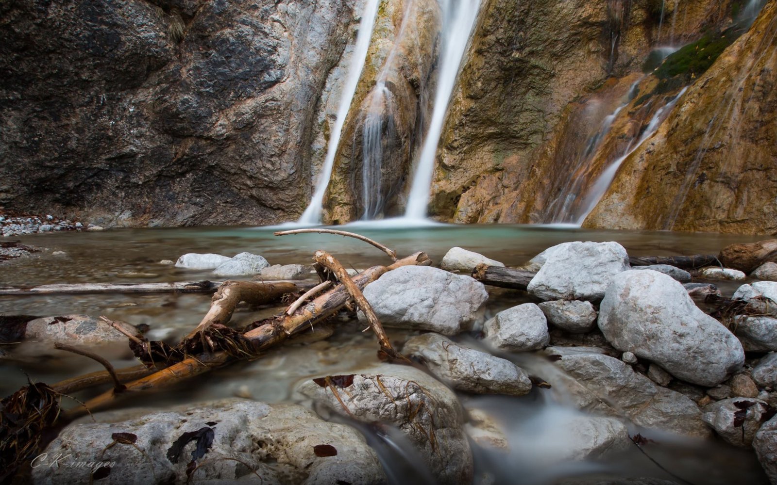 Austria Styria Waterfall In National Park Gesäuse Admont Hall Desktop ...